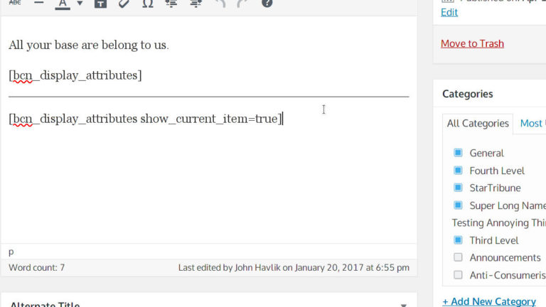 Breadcrumb Navxt Attributes Shortcode Setup Mtekks Crib